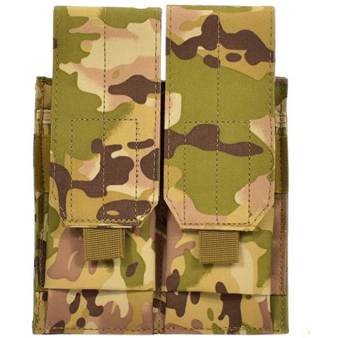 Подсумок поясной Rusforce Tactical Pouch Triple закрытый для 2-х ...